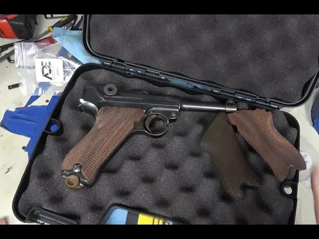 WW1 1918 P08 Luger Complete Disassembly/Reassembly: 100 Year Old Toggle ...