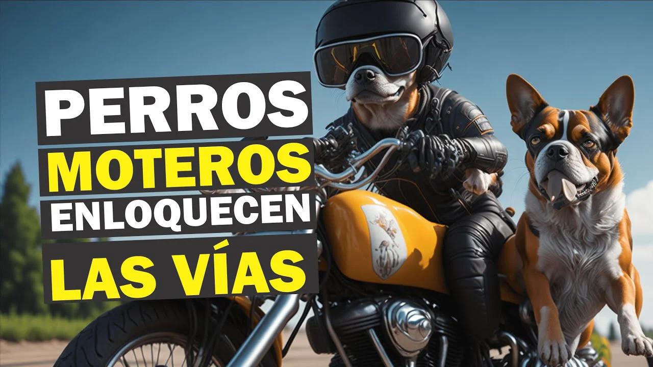 ¡PERROS MOTEROS ENLOQUECEN LAS VÍAS! Descubre la sensación viral que te ...
