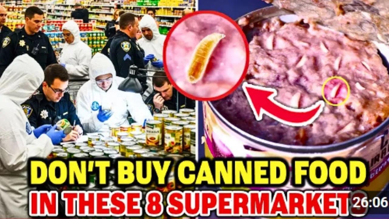 Stop Buying Canned Food From These 8 Supermarkets (Heavy Metals Inside?)
