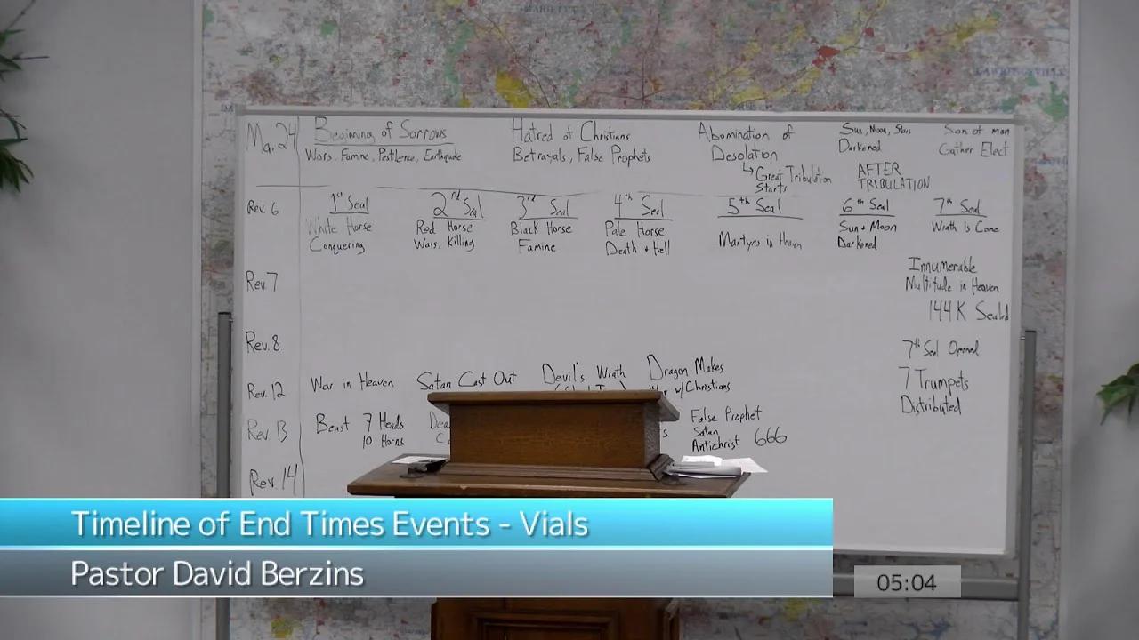 Timeline of End Times Events - Vials