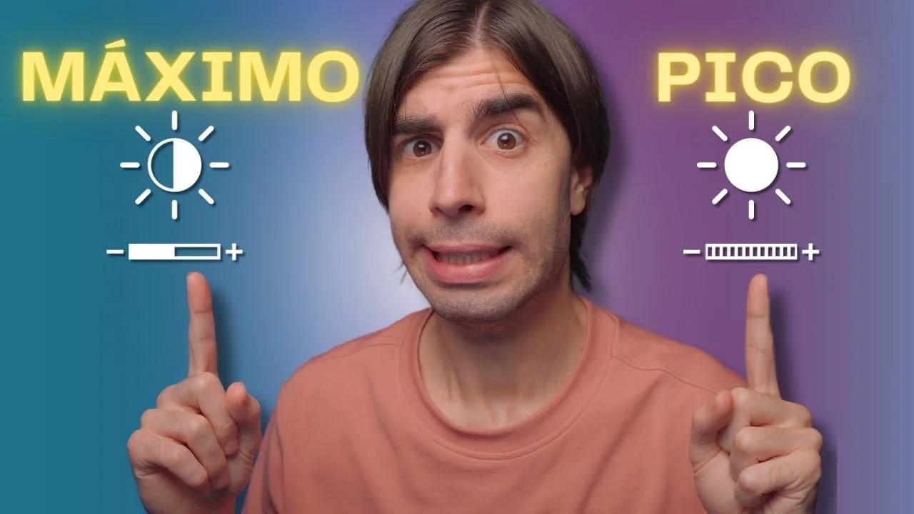 NITS de pantalla: diferencias entre brillo MÁXIMO, PICO y TÍPICO ¡¡no ...