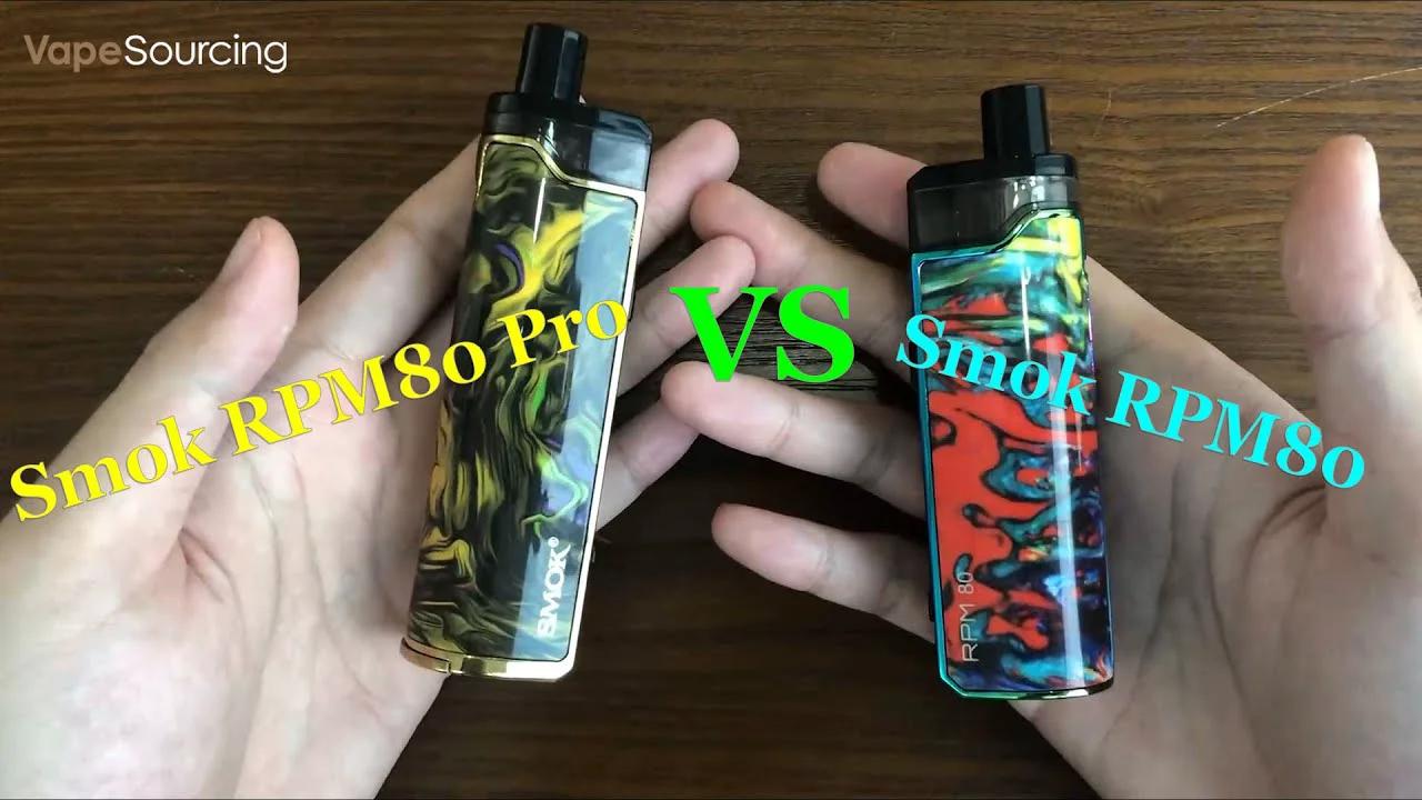 Smok RPM80 Pro VS RPM80 80W Unboxing&Review. Is There Any Difference ...