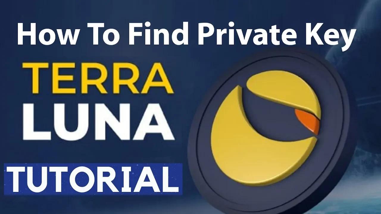 How To Find Private Key in LUNA Terra Wallet | crypto wallets info