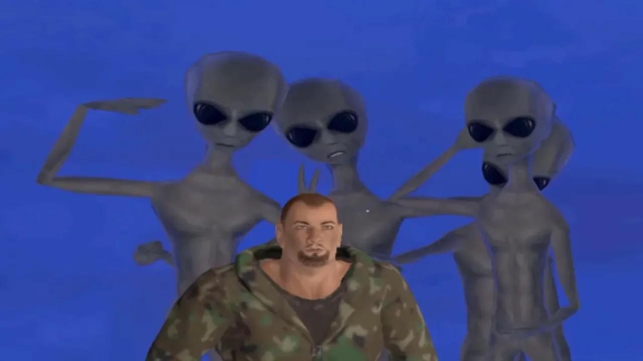 Aliens Having Fun in VRChat