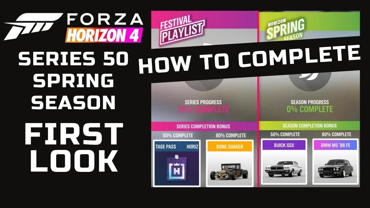 Forza Horizon 4 Series 50 Spring First Look