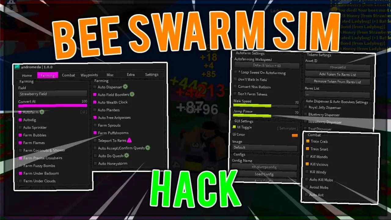 Bee Swarm Simulator Script - Auto Farm, Get All Items, Insta KILL, God ...