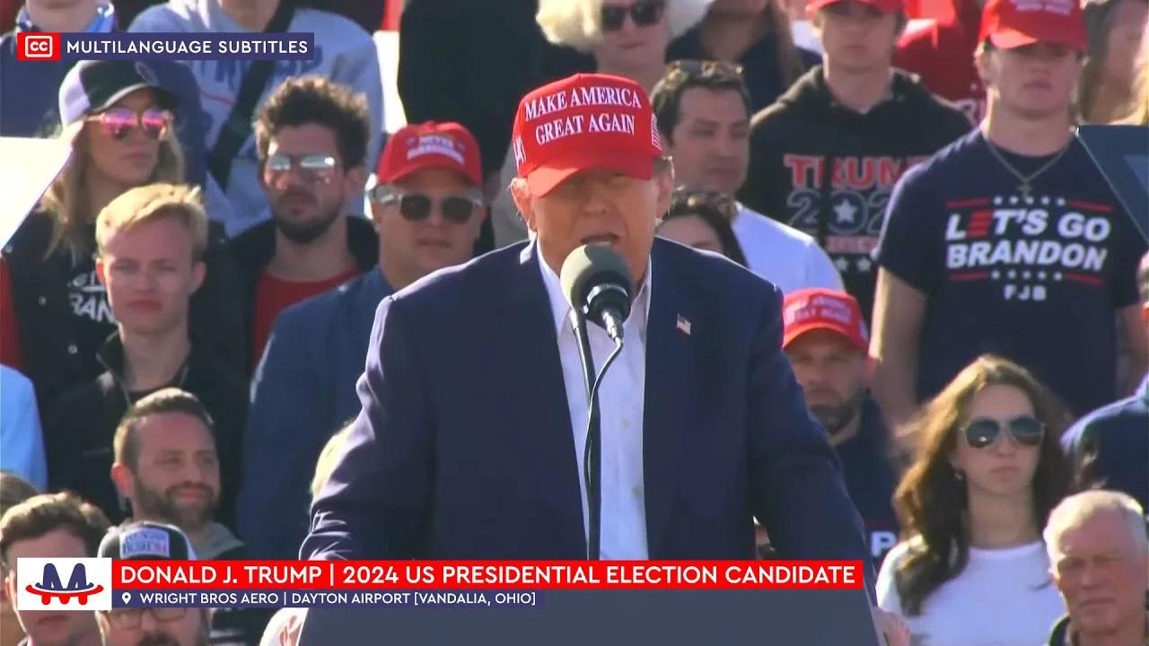 🇺🇸 Donald Trump | Buckeye Values PAC Rally in Vandalia, Ohio (March 16 ...