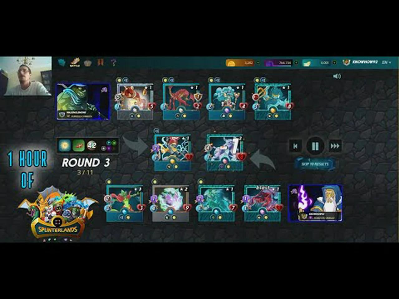 1 Hour of Splinterlands Ranked Gameplay (with commentary)