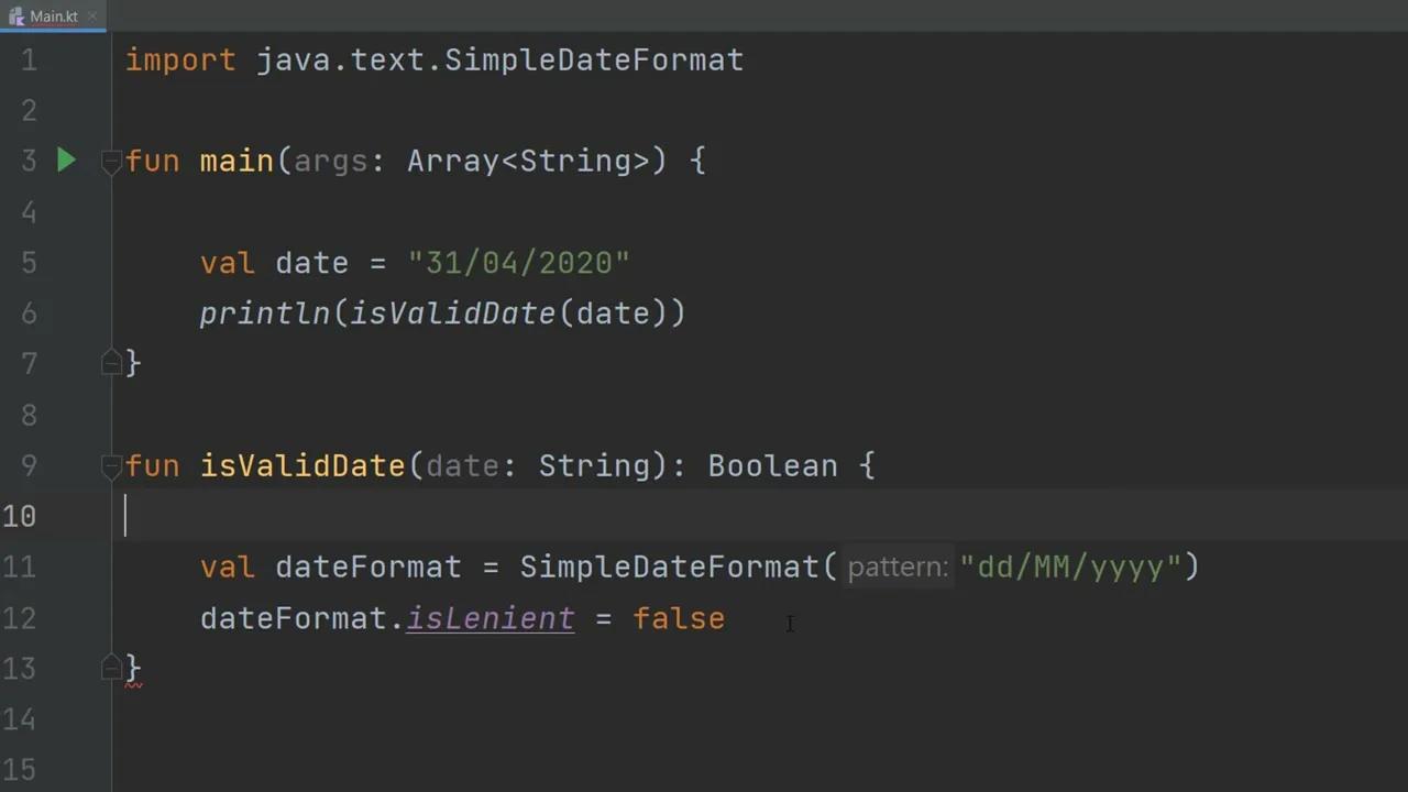 How To Validate A Date Using Kotlin Simple