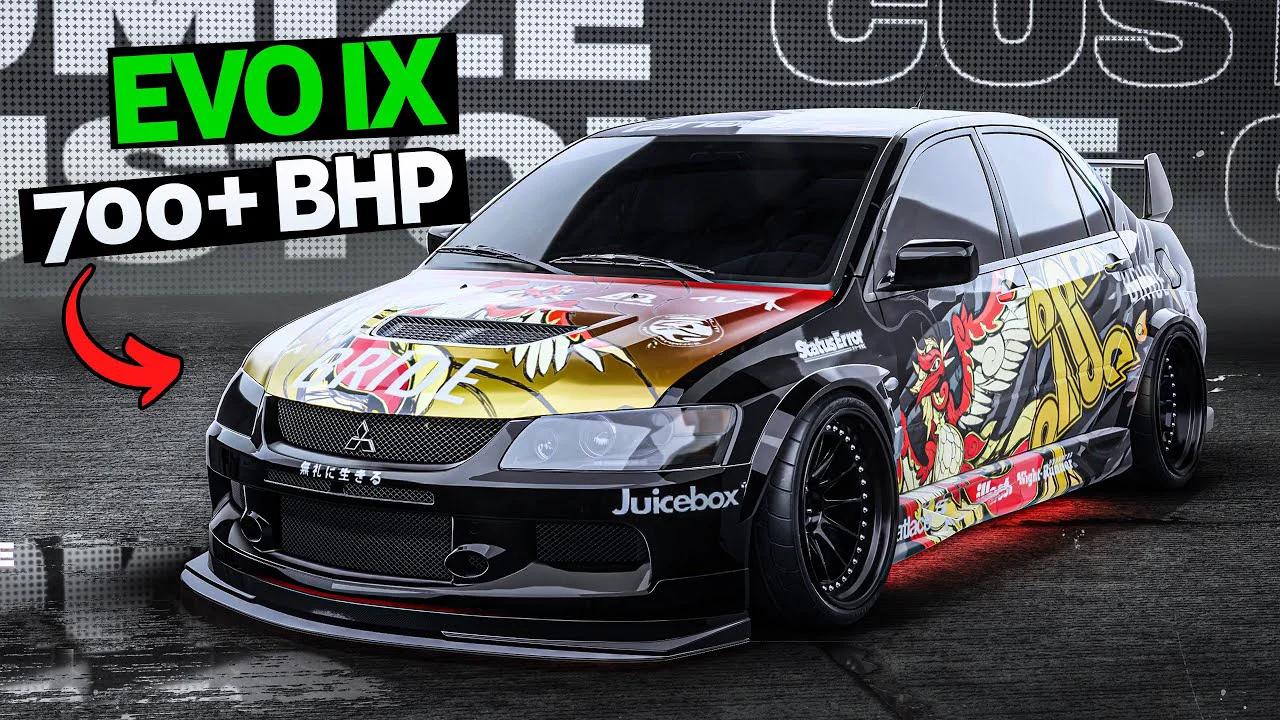 Need for Speed Unbound Gameplay - Mitsubishi Lancer Evolution IX Customization | Max Build S+