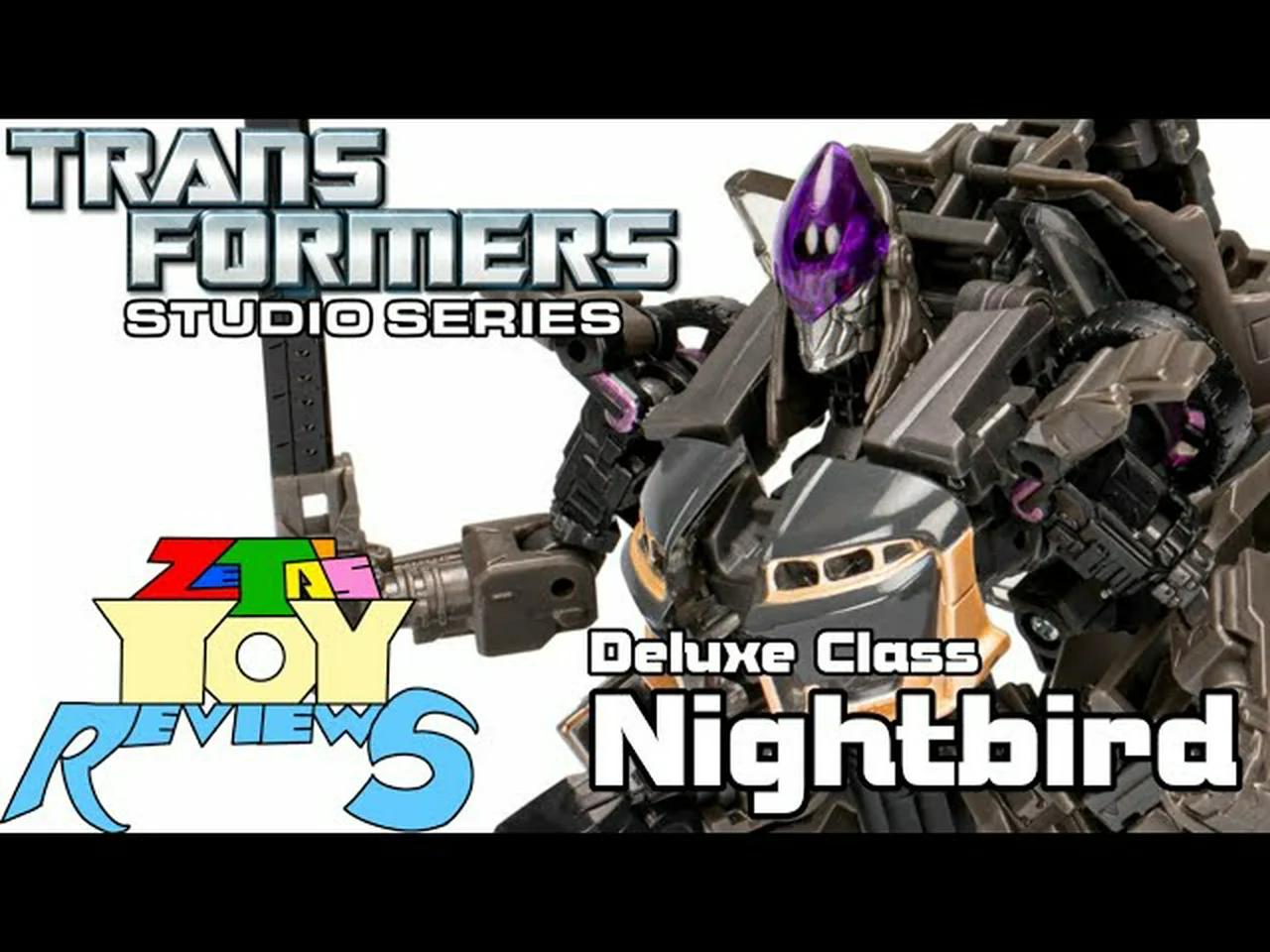 Transformers Studio Series Deluxe Class Nightbird Toy Review