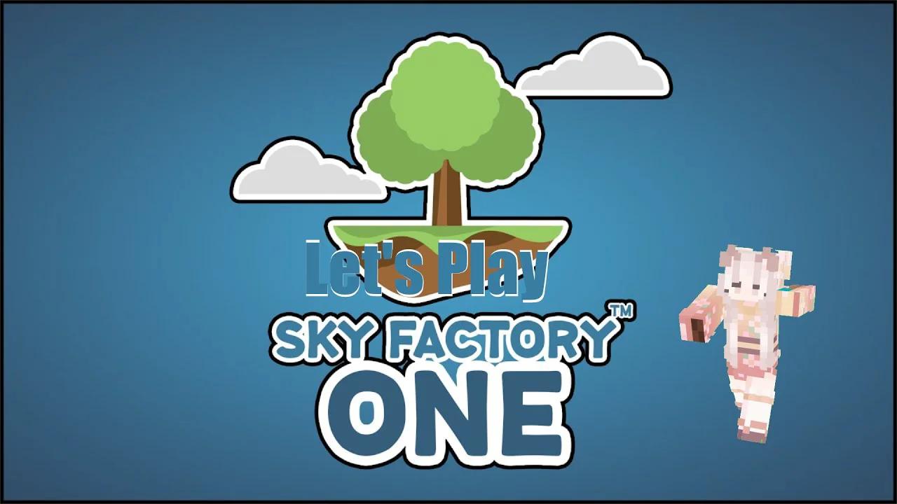 Minecraft Sky Factory One Let's Play Ep 7 Power and Auto Crushing