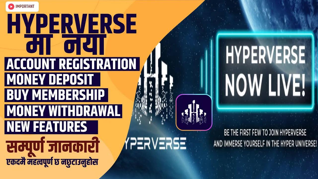 Hyperverse | How To Register New Hyperverse Account | Purchase Membership | New Features Nepali