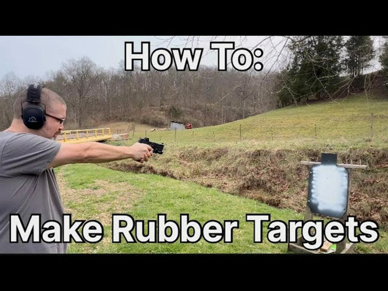 How To: Make Your Own Reusable Rubber Targets #diy
