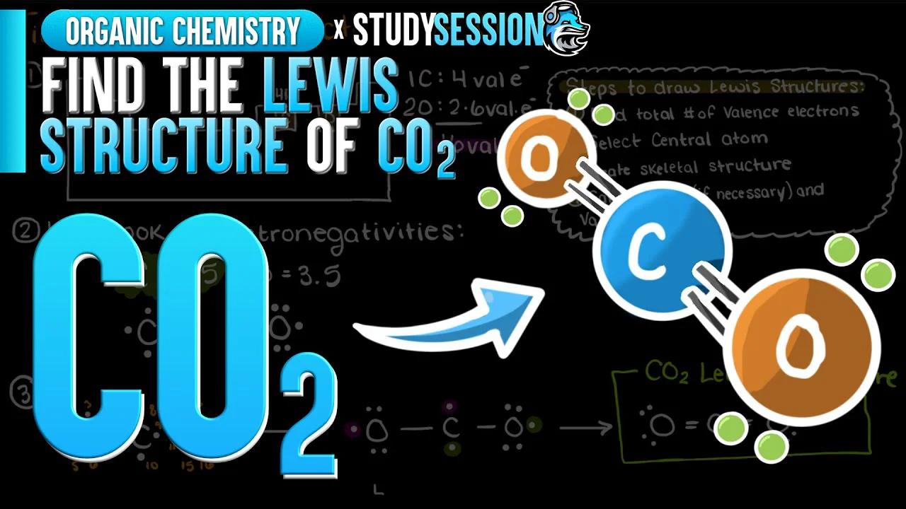 Lewis Structure Of CO2 | Lewis Structures | Organic Chemistry