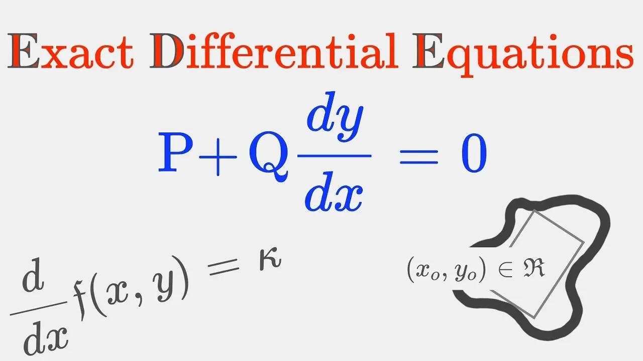 Exact Differential Equations - Providing Solutions using a Constructive ...
