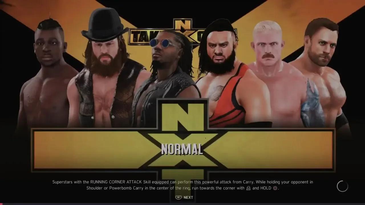 NXT TakeOver Stand & Deliver Ruff vs Scott vs Reed vs Lumis vs Grimes ...