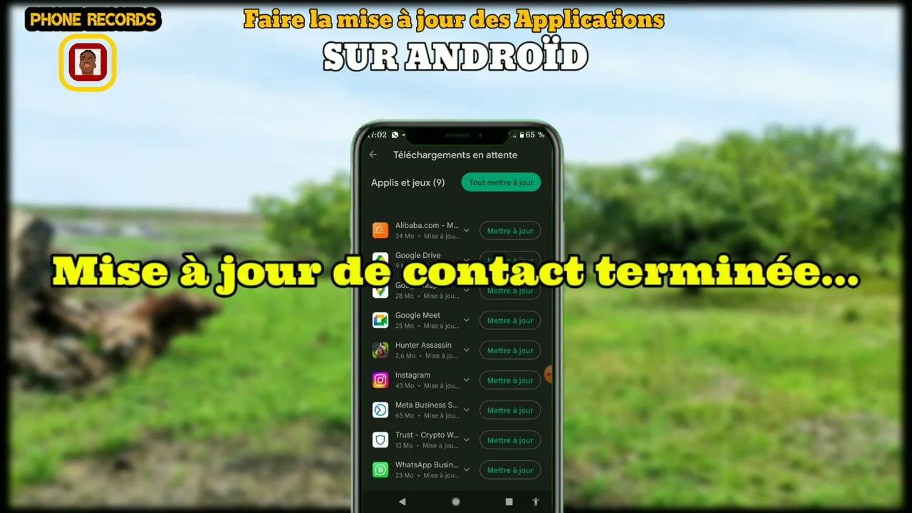 APPLICATIONS ANDROID// COMMENT METTRE À JOUR