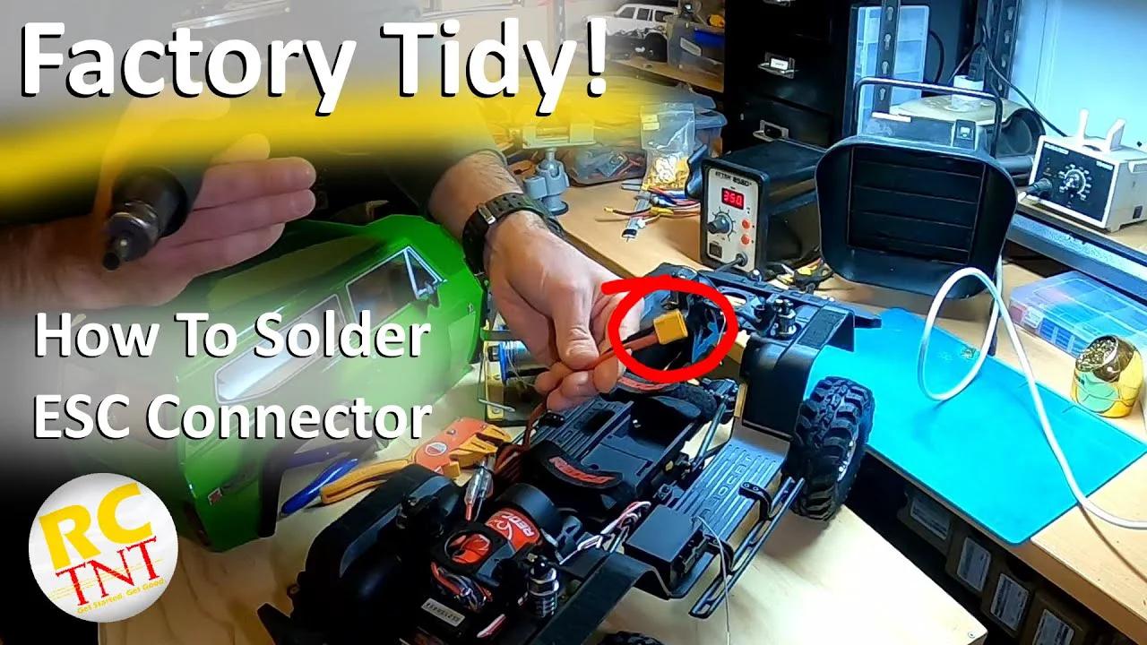 How To Swap RC Power Connector - Soldering How-To; So Tidy!