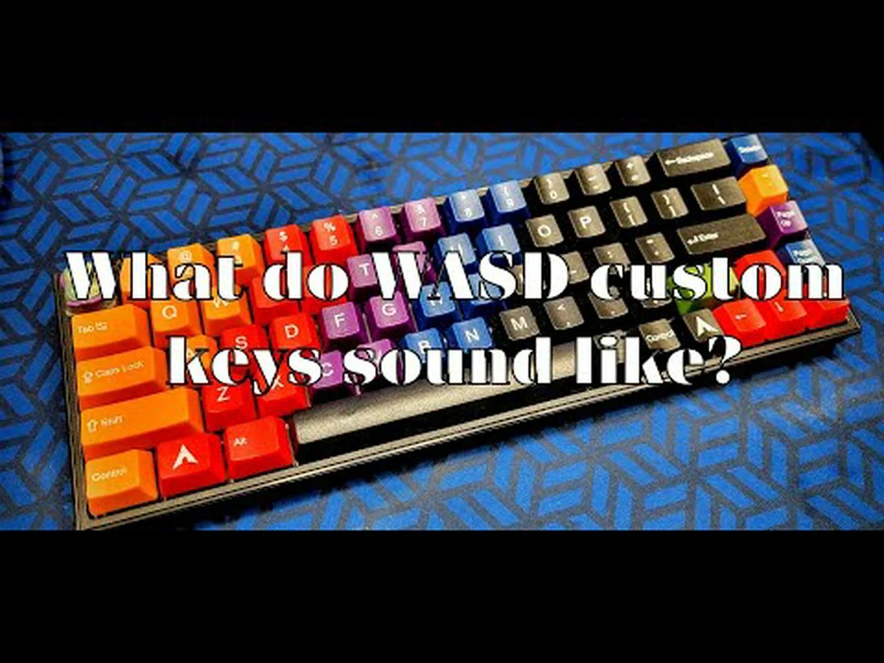 WASD Keys Sound Test