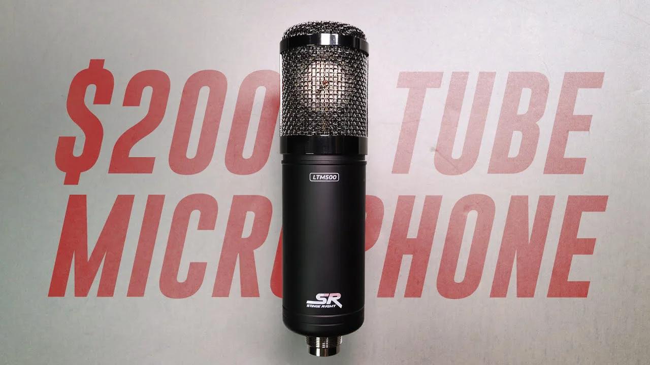Monoprice Stage Right LTM500 Tube Mic Review / Test (vs. Avanton CV12 ...