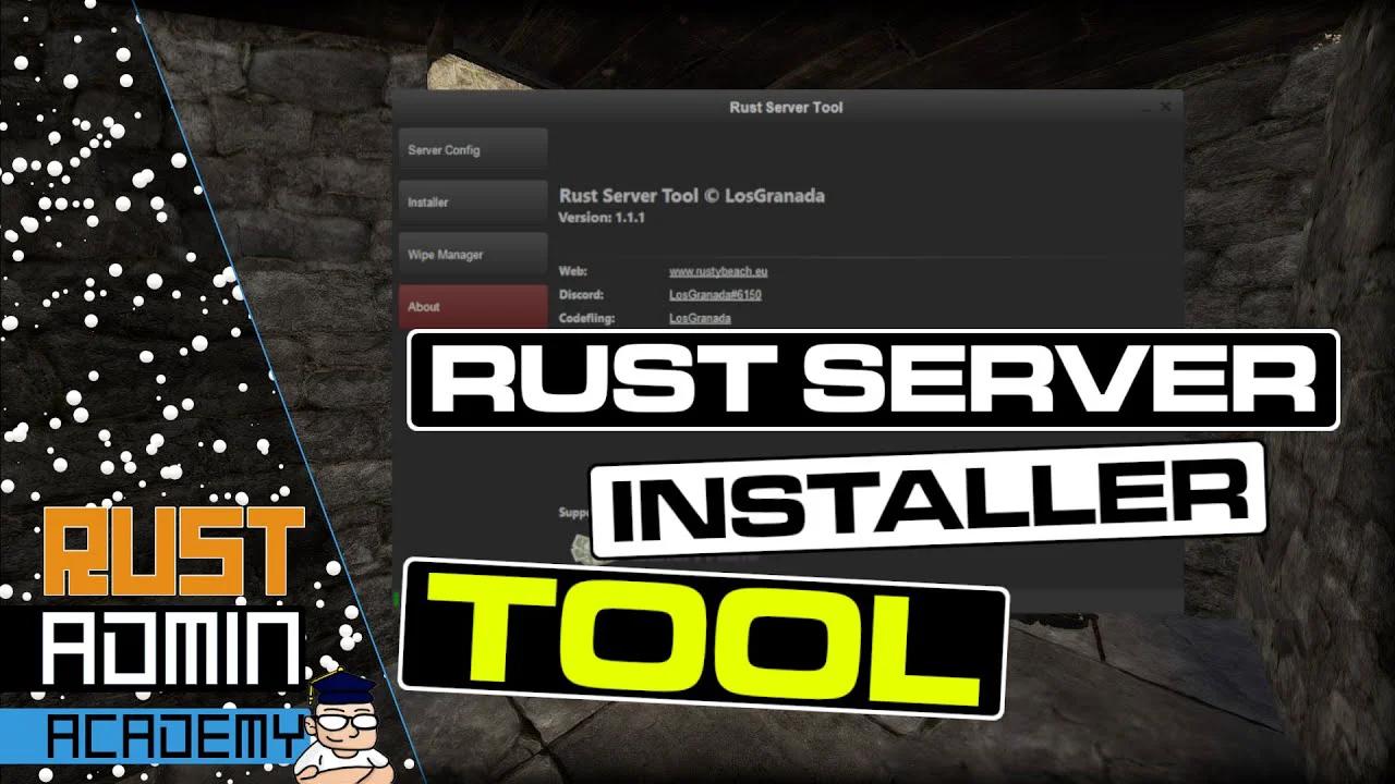 FREE EASY RUST SERVER INSTALLER TOOL | ®️ Rust Admin Academy Tutorial ...