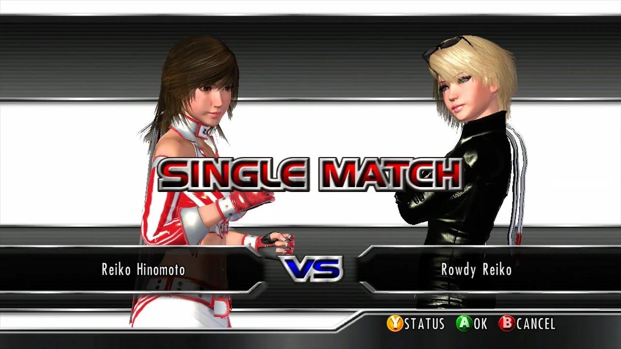 Rowdy Reiko Ryona 【vs SS Reiko】Rumble Roses ryona