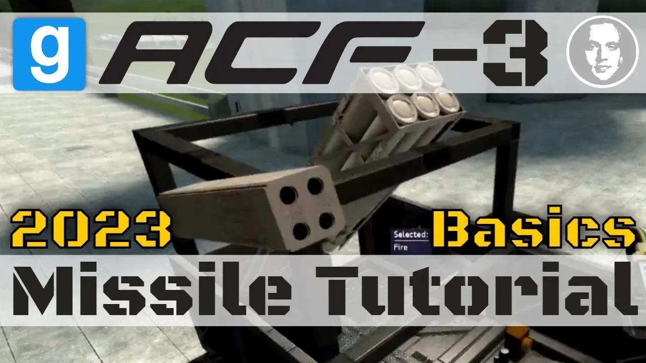 Garry's Mod ACF-3 Missile Tutorial | How To Use & How To Get | Armored Combat Framework 2023