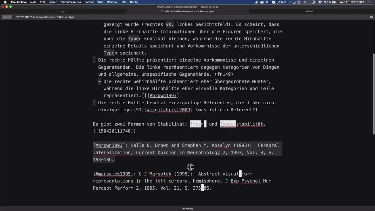 How to Use Tabs in The Archive