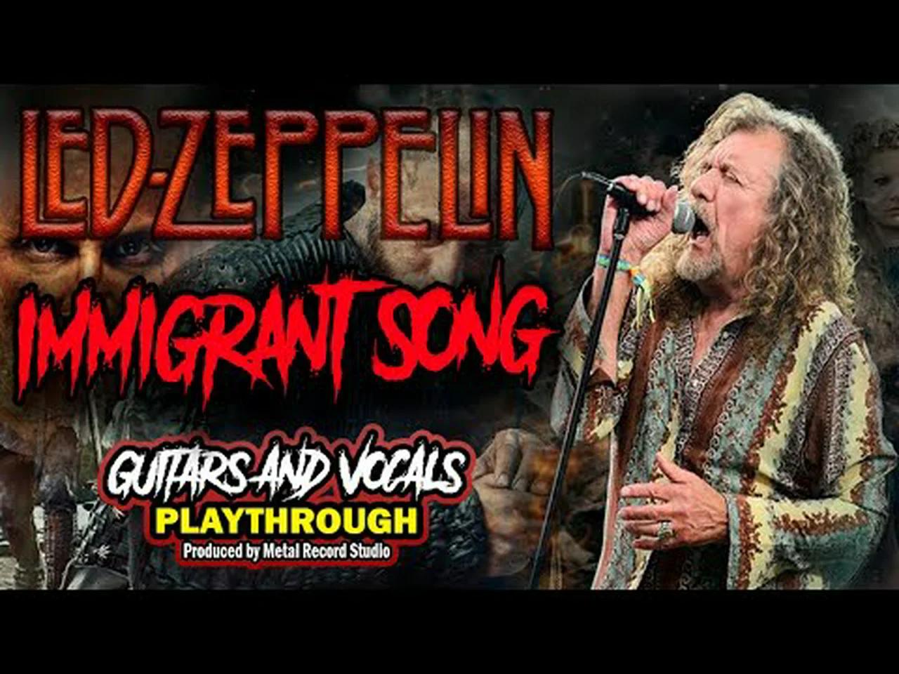 Led Zeppelin Immigrant Song - led zeppelin immigrant song (Guitars and ...