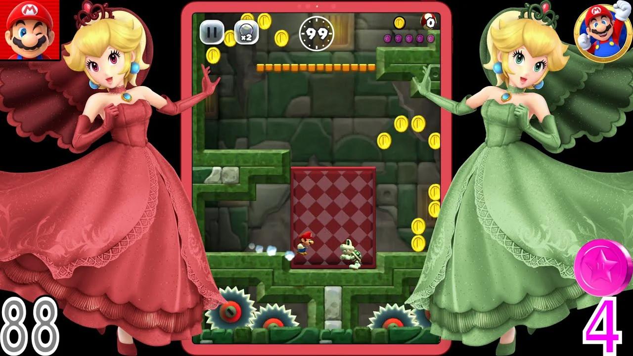 Mario - Pink Coins - World 4