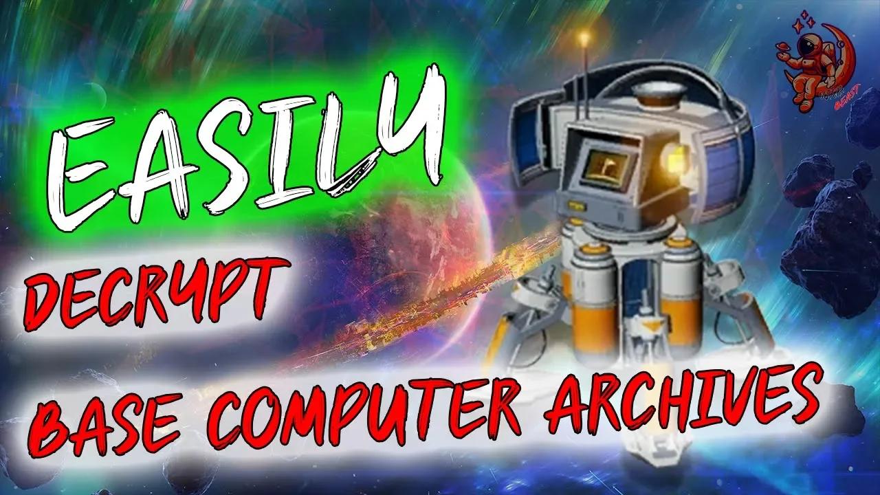 How to Easily Decrypt your Base Computer Archives! How to Do the Base ...