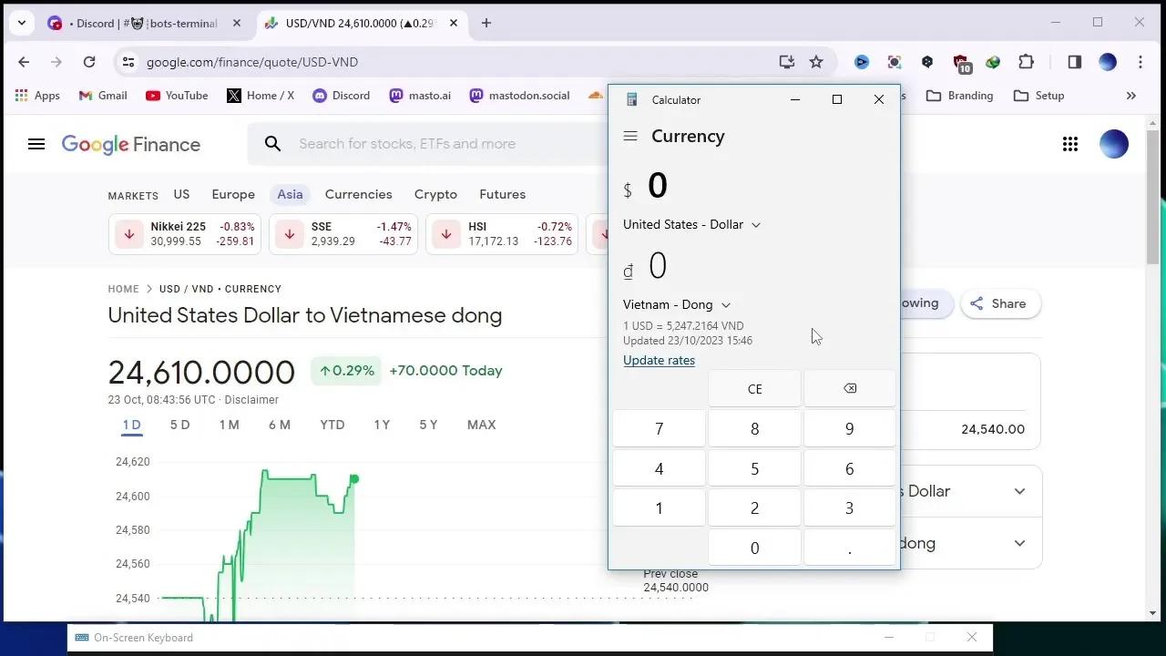 Windows Calculator EXTREMELY RARE BUG: VND IS NOW MUCH STRONGER?