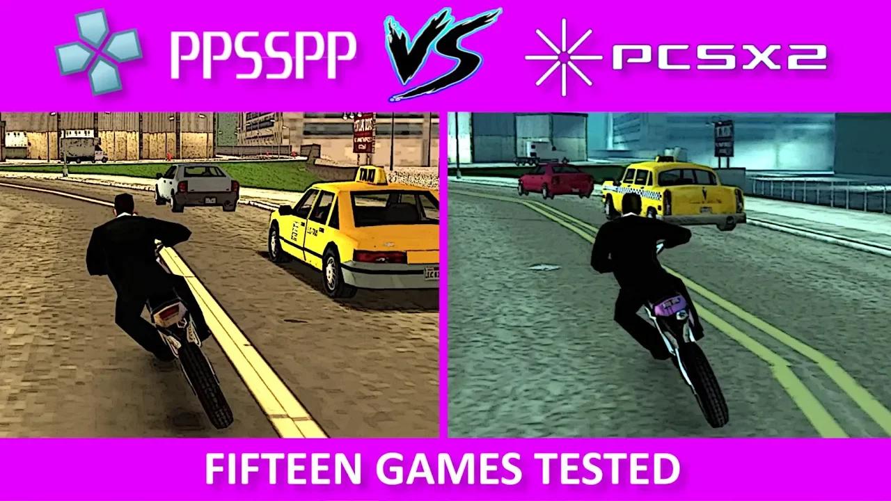 PPSSPP vs PCSX2 | Emulator face-off (fifteen games tested)