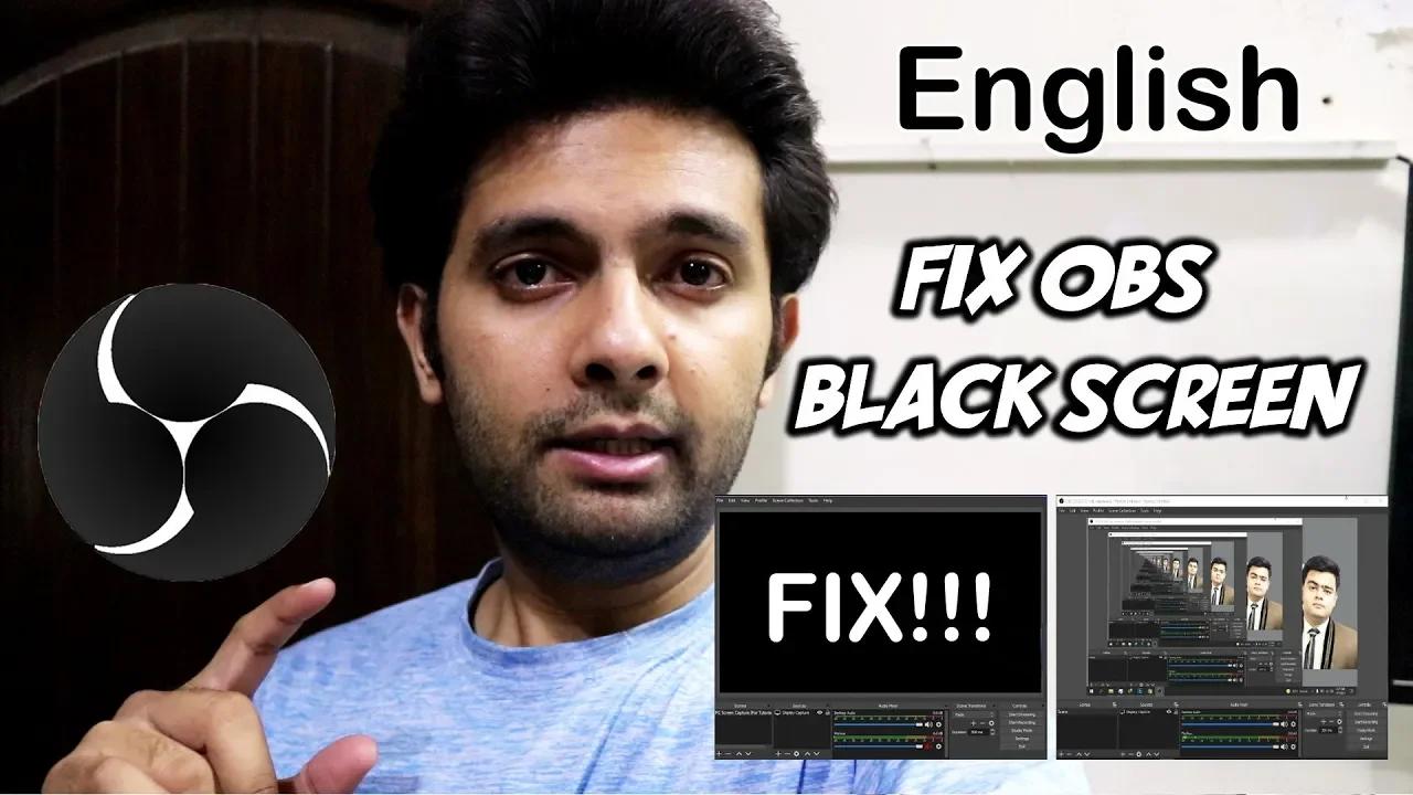 OBS Black Screen Display Capture Solved Windows 10 Still Works 2021 | English Tutorial