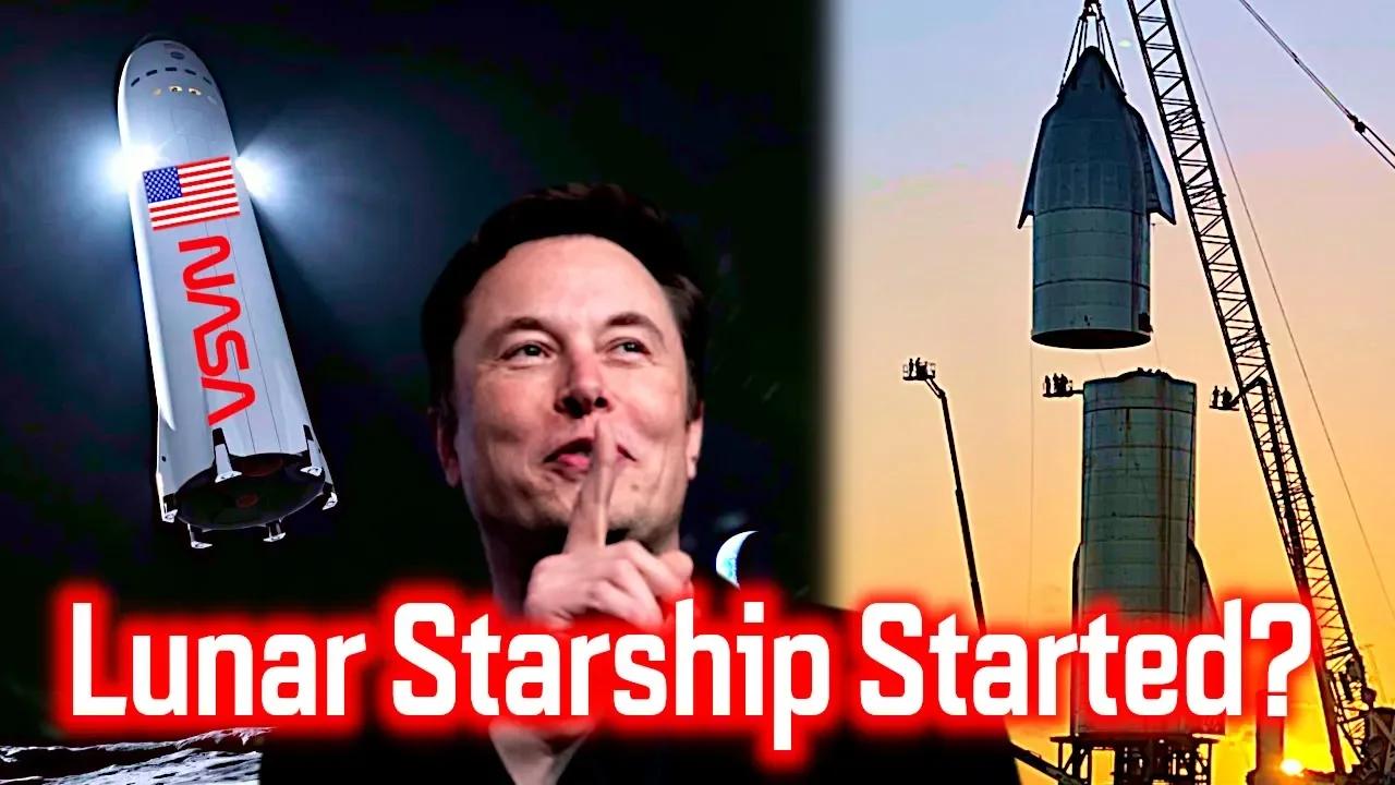 NASA Inspects Starship Moon Lander & Fully Stacked SN8 Ready For Flight