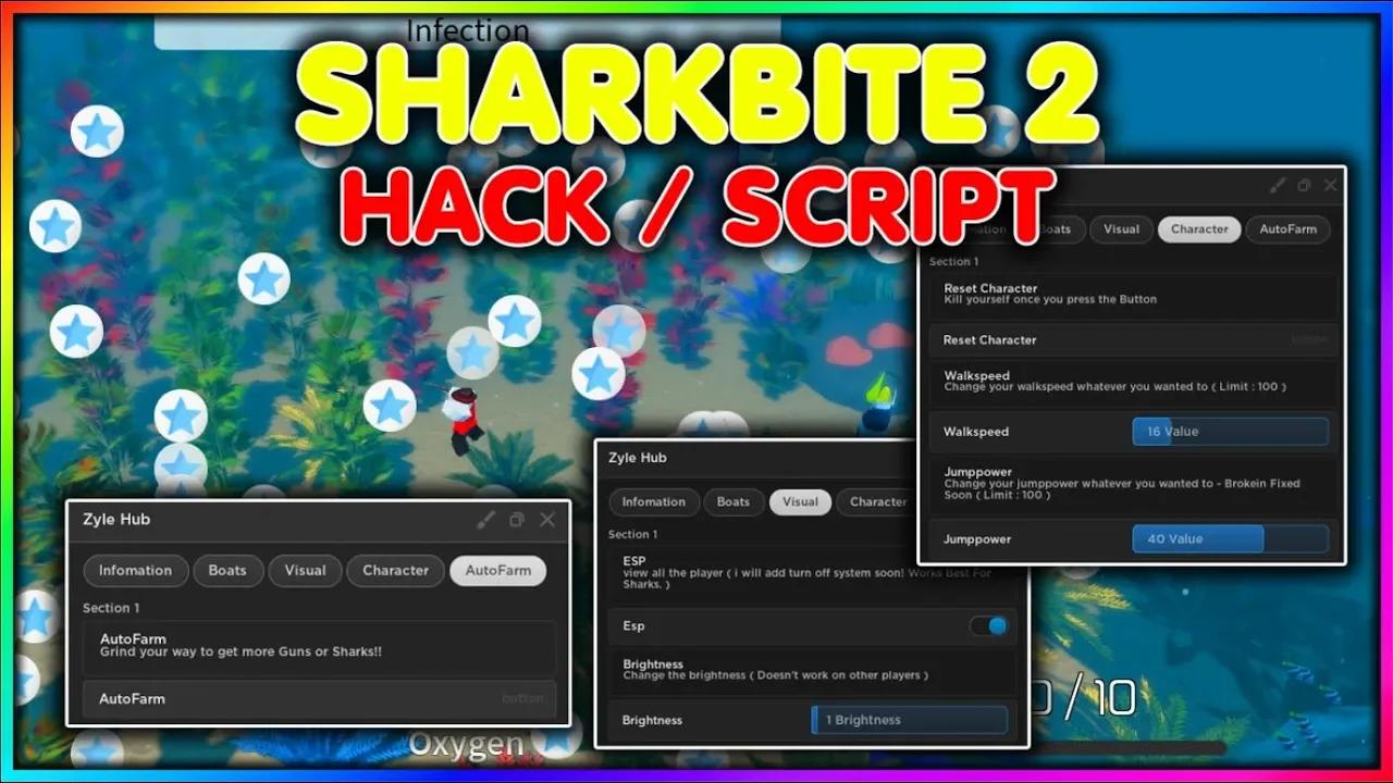 The *BEST* Sharkbite 2 Script Hack | Infinite Teeth, Get ANY BOAT + Auto Farm | *PASTEBIN 2023*