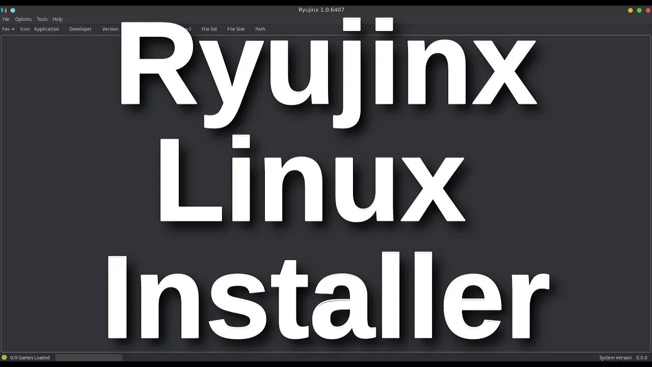 Ryujinx Linux install script called Pine-jinx