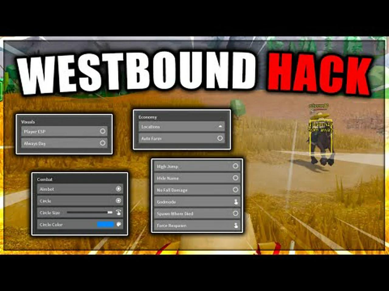 Roblox Westbound Script Hack | AIMBOT, GODMODE, AUTO FARM, INFINITE ...