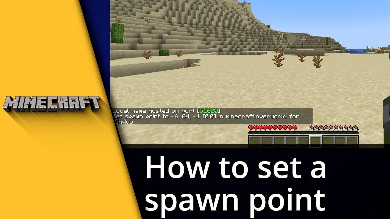 How to set spawn point in Minecraft (Java & Bedrock) Tutorial