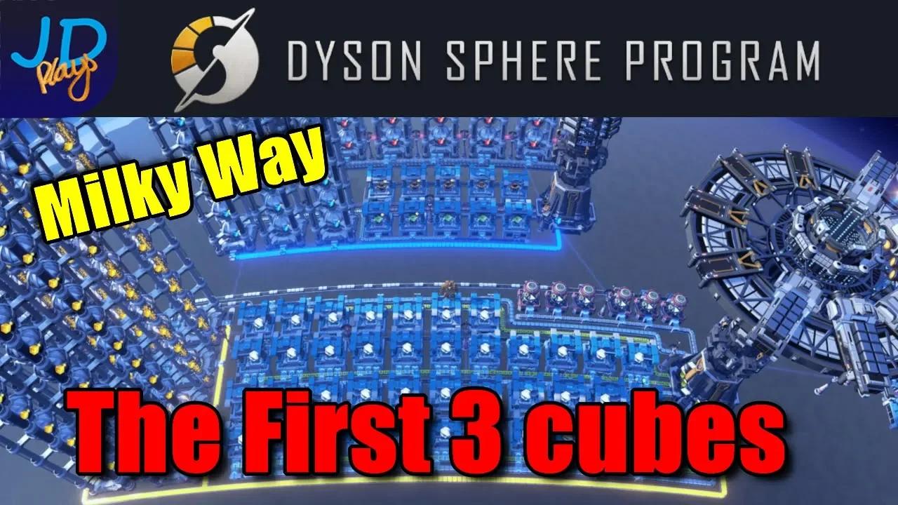 Black Box First 3 cubes 🌌 EP54 🪐 Dyson Sphere Program Lets Play Walkthrough Guide Tutorial