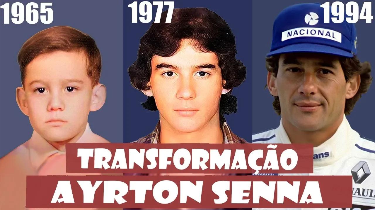 Ayrton Senna - Transformação (Face Morph Evolution 1960 - 1994)