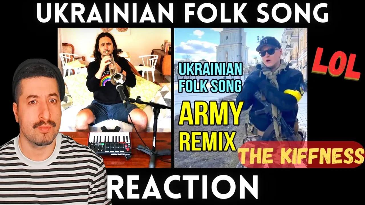 LOL - Ukrainian Folk Song 🇺🇦 ARMY REMIX Reaction