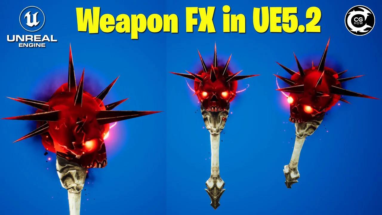 Weapon FX in Unreal Engine 5.2 Niagara Tutorial | Download Files