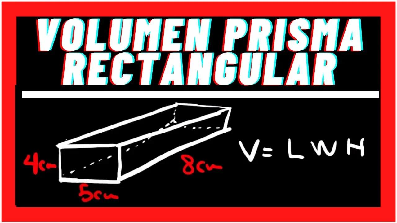 COMO CALCULAR EL VOLUMEN DE UN PRISMA RECTANGULAR |💥 GEOMETRÍA 💥