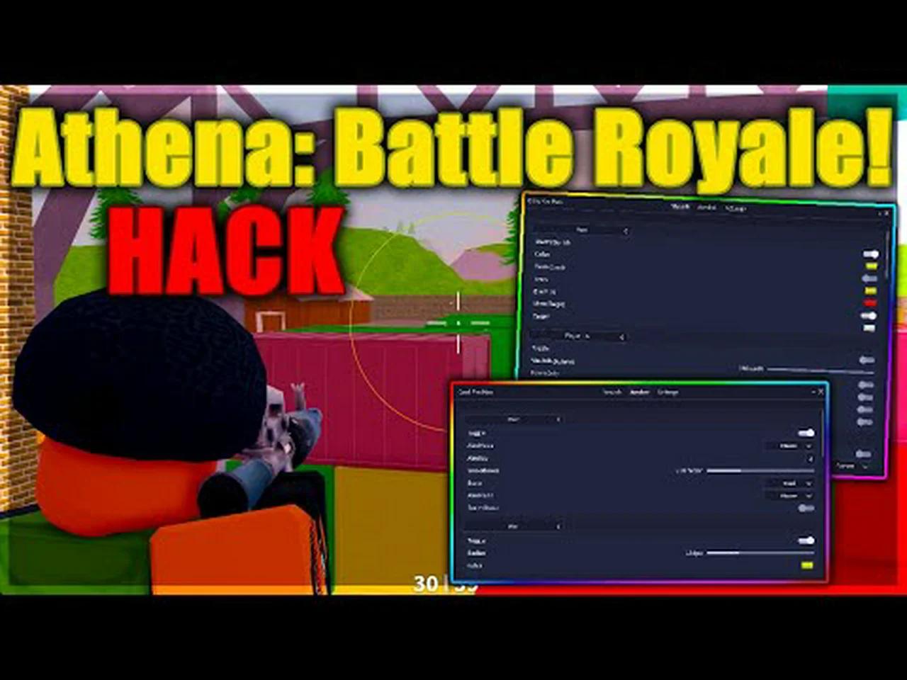 ROBLOX Athena: Battle Royale! SCRIPT GUI / HACK | AIMBOT + ESP | WORKING