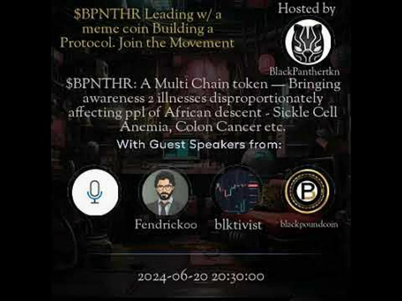 $BPNTHR Leading w/ a meme coin Building a Protocol. Join the Movement