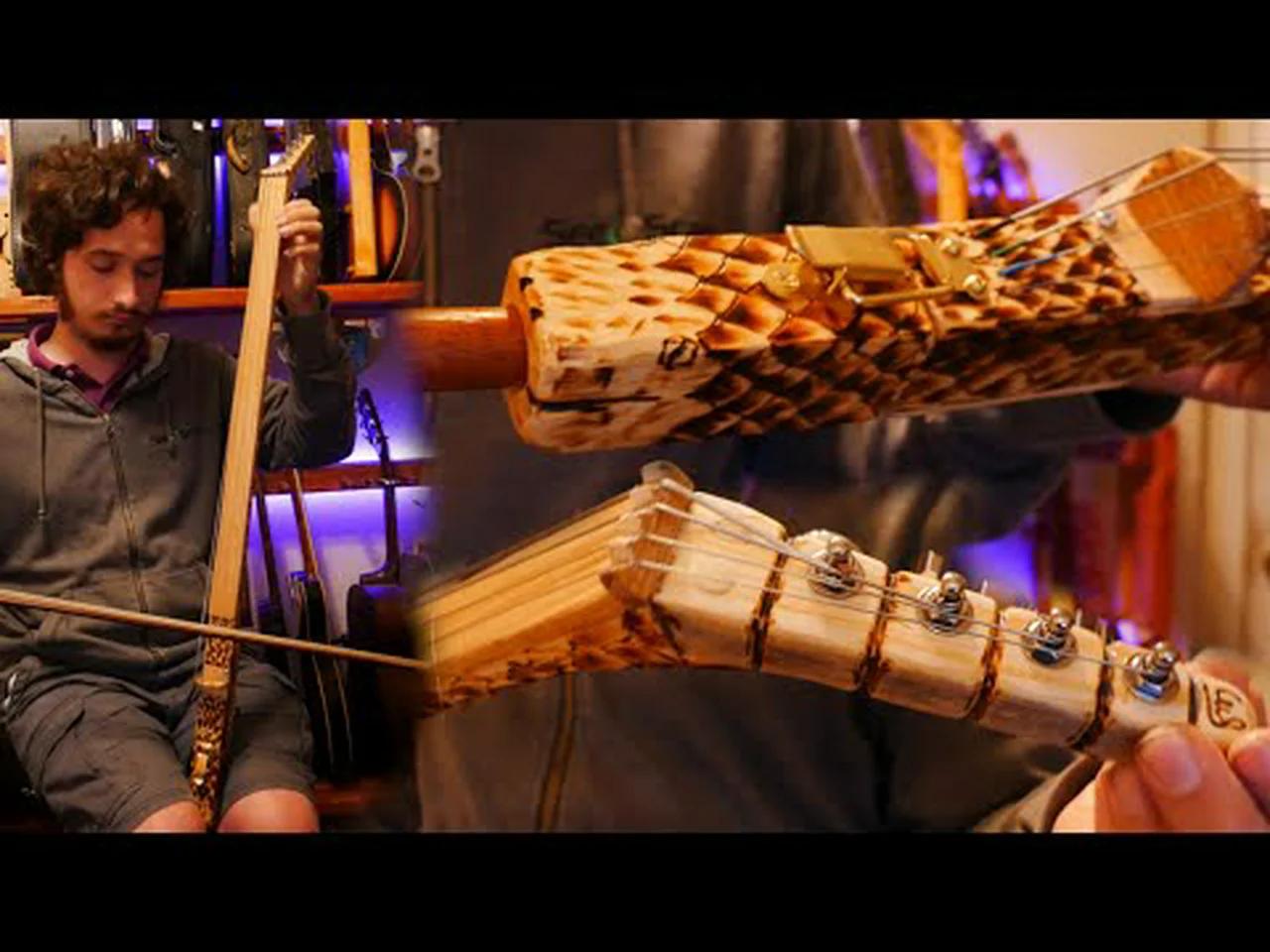 Zoomorphic Snake Electric Cello Build