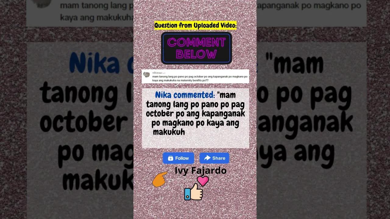 SSS | OCTOBER 2024 ang EDD | Magkano ang pwedeng makakuha sa SSS ...