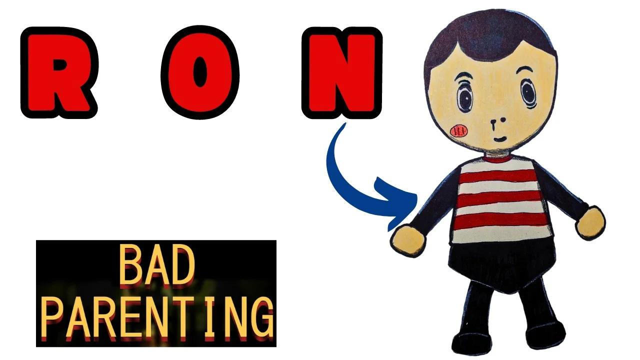 Como DIBUJAR a RON de BAD PARENTING / How to DRAW RON from Bad Parenting